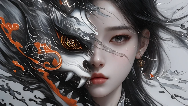 ZXM-半脸-hzj(16)-花瓣网