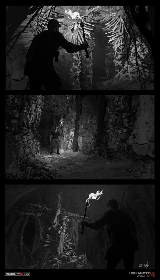 场景构图黑白构成画面构成黑白稿来自cgbook.cn (263)-花瓣网