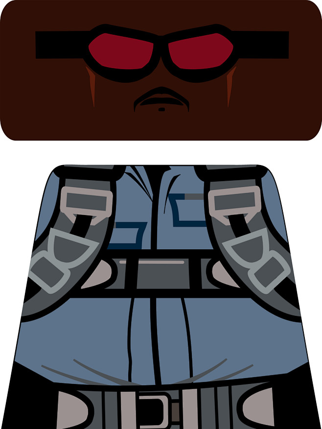 Lego Falcon Decal V2 | by B- Design