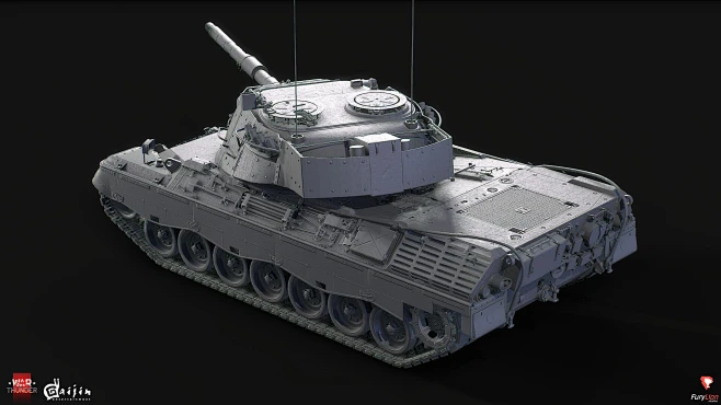 ArtStation - Leopard 1a1, Sergey Brauer-花瓣网