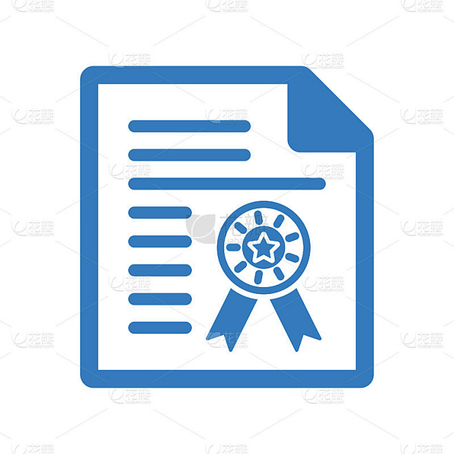 奖项，成就，证书矢量图标
