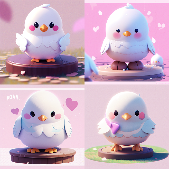Theway__cute_pigeon_IP_by_pop_martfull_body_3D_art_C4D_octane_r ...