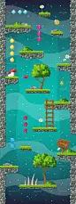 2d Grass Game Platformer Tilesets - Tilesets Game Assets-花瓣网