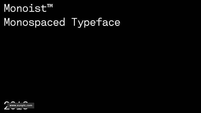 一款拉长无衬线英文字体Monoist Typeface 字体下载 -花瓣网
