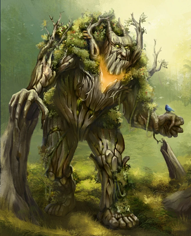 Treant, Liza Jane Navarro : Character design for Accelerated Turn.-花瓣网