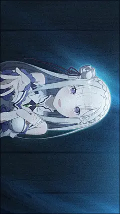 re0 从零开始的异世界生活 雷姆 蓝发 二次元 轻小说 -花瓣网