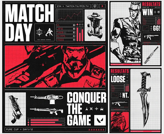 PCS VALORANT - Conquer the Game :: Behance-花瓣网