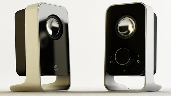Logitech speakers render on Behance-花瓣网