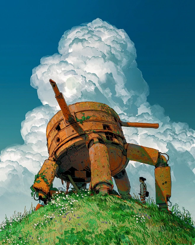 Dead robot-花瓣网