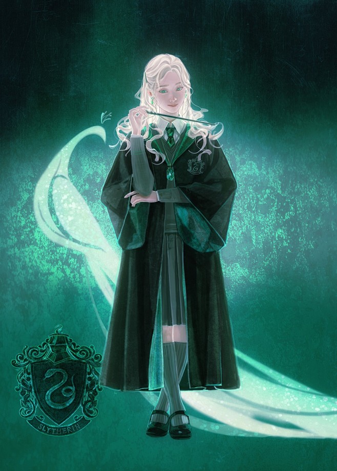 蛇院学姐_荧沼__插画师作品_涂鸦王国gracg.com