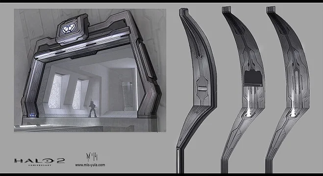 Concept Art: Halo 2 Anniversary /doors/, Yulia Misyul : Concept Art ...