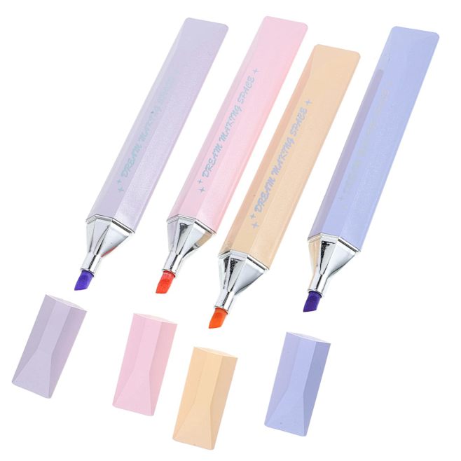 Amazon.com: VILLFUL 4pcs Handbook Highlighter Learning Highlighter for ...
