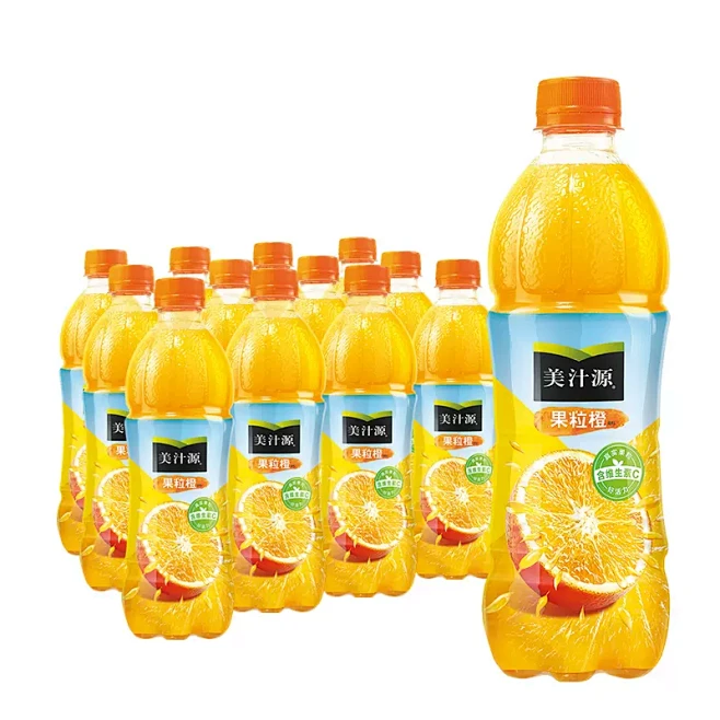 可口可乐 美汁源果粒橙果味饮料450ml*12瓶含维生素C-tmall.com天猫-花瓣网