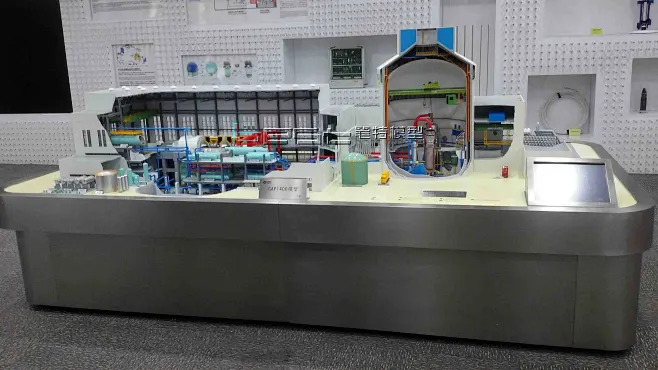 国家核电CAP1400核电站模型-花瓣网