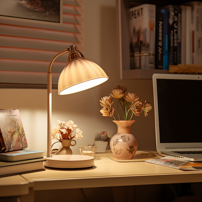 gvnfc_Close_up_the_desktop_only_has_a_desk_lamp--ar_34_30f748ad-04b5 ...