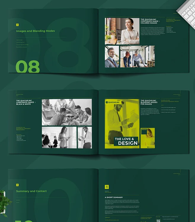 brand brandbook brandguide Corporate Design guidelines horizontal ...