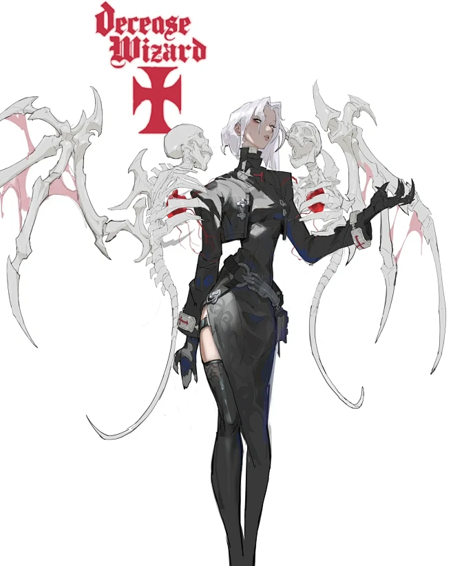 Decease #概念设计 #角色设计 #OC-花瓣网