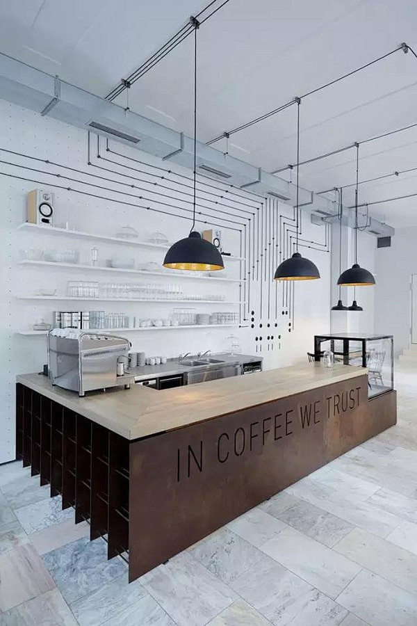 这样的咖啡厅柜台设计你还在挑剔什么！