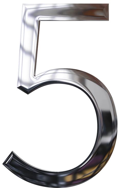 金属数字-3-花瓣网