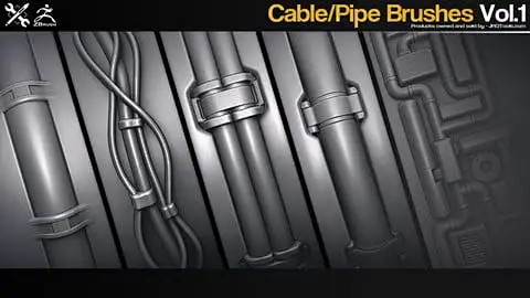 Cable/Pipe Brushes Vol.1 [Early Access]-花瓣网
