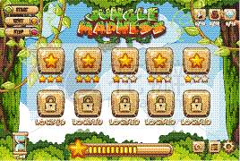 computer game template with jungle theme