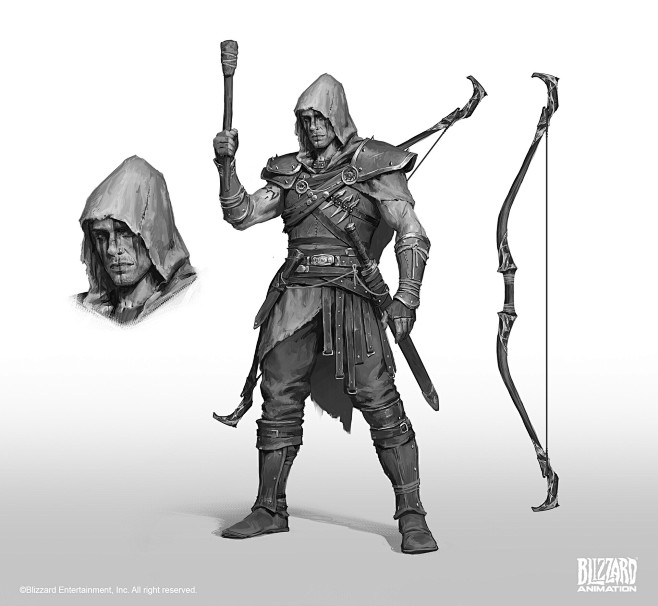 暗黑破坏神4Ⅳ 【西方魔幻题材角色设计】——Qichao Wang