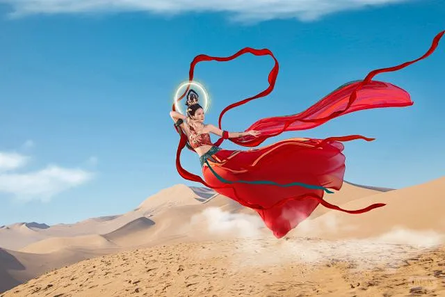 敦煌飞天写真 - 小红书搜索-花瓣网