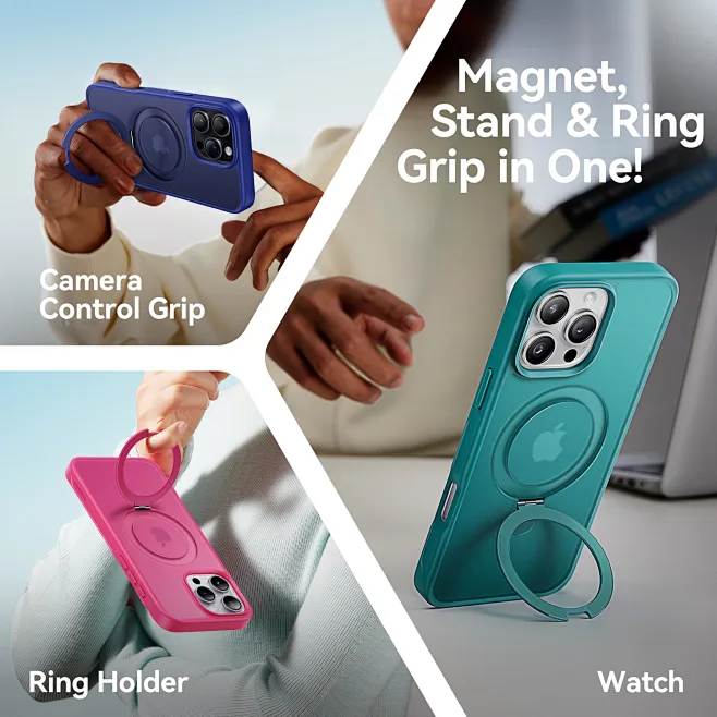 Amazon.com: CASEKOO Designed for iPhone 16 Pro Max Case with Magnetic ...