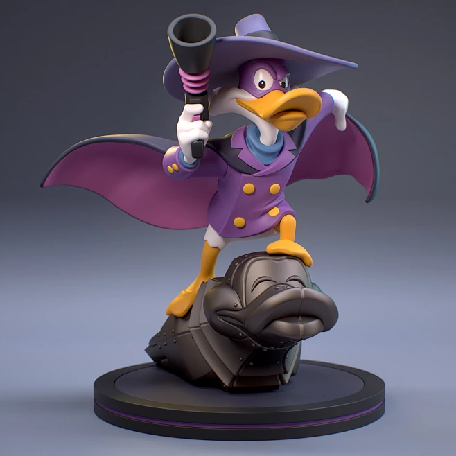 Darkwing Duck Q-Fig图片_手办图片素材-花瓣网
