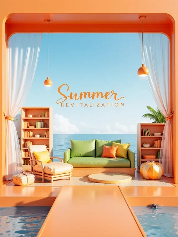 R_电商|C4D建筑场景-LoRA-挣钱养菜菜-LiblibAI-花瓣网