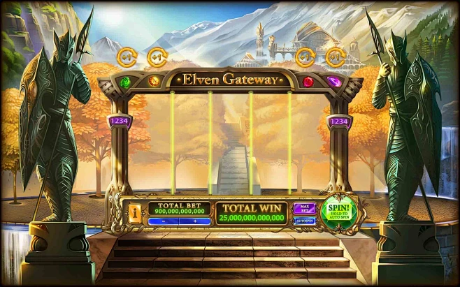 Elven Gateway, Alexander Kudraschou : LOTR cover slot game-花瓣网