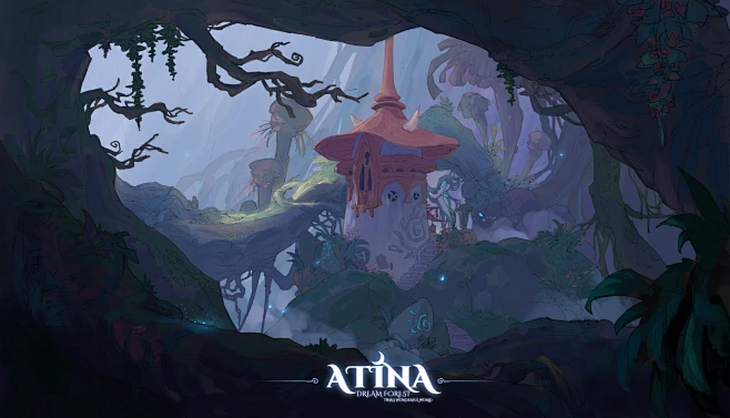 《阿提娜》系列插图 ATINA-JUNGLE-花瓣网