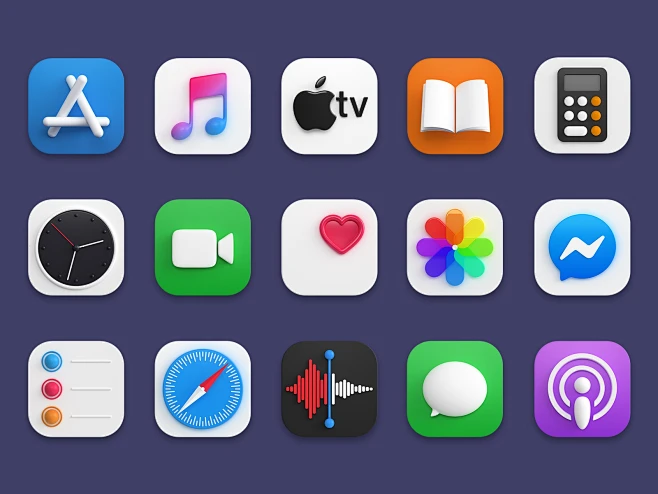3d iOS icons by Webshocker - Matjaz Valentar on DribbbleDribbble: the ...