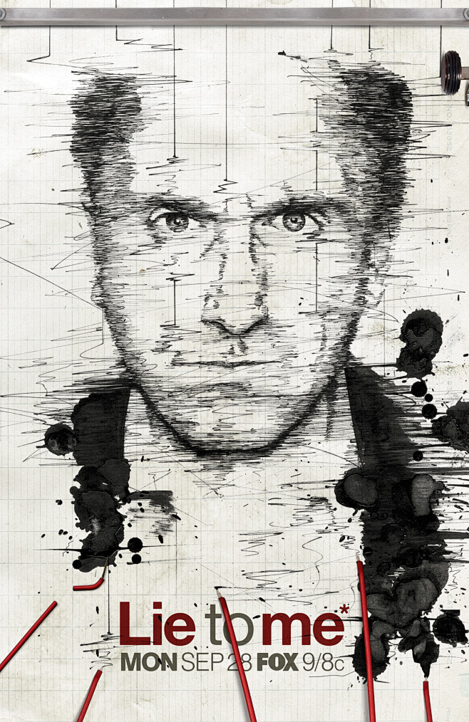 Lie to me poster:keyart by coreyholms