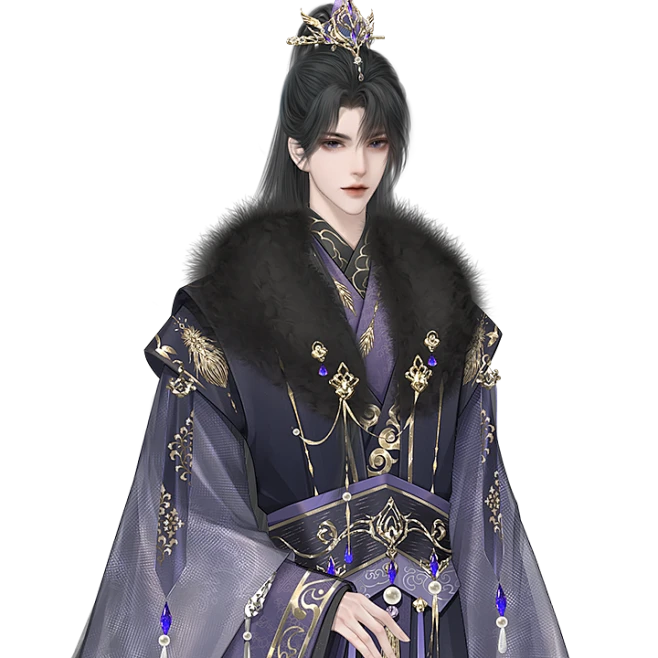 古风立绘男02 (852).png-花瓣网