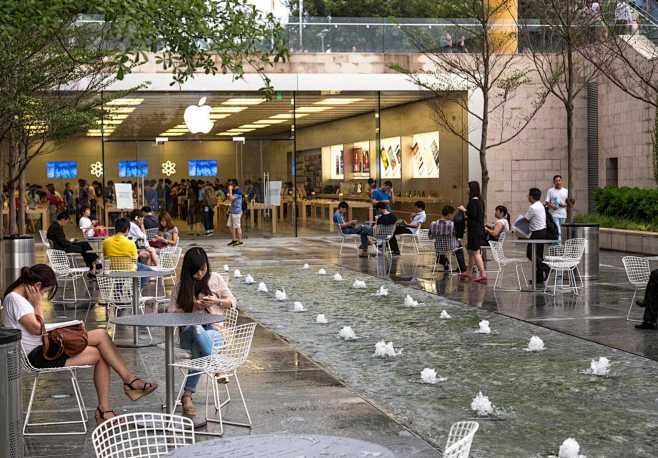 深圳益田假日广场苹果店景观 Apple Store Shenzhen Yitian Holiday Plaza by SWA-mooool设计