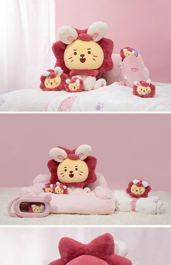 ROY6 45cm RABBIT 莱阳娃娃 动漫兔年限定玩偶礼物女LINE FRIENDS-tmall.com天猫-花瓣网