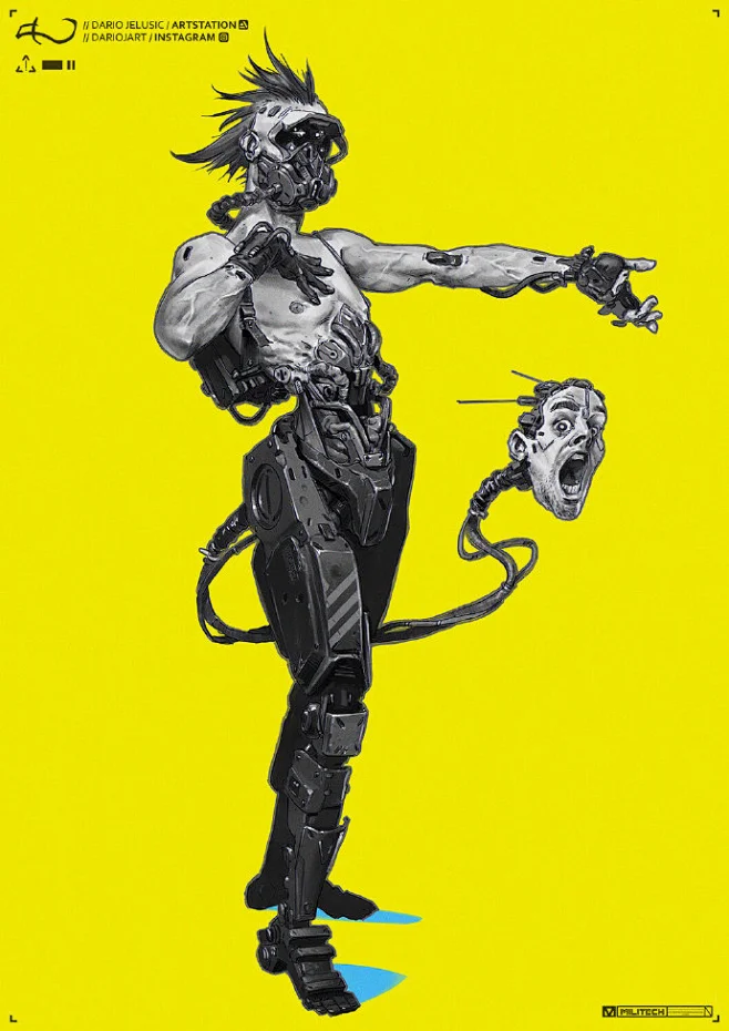 画师Dario Jelusic Cyberpunk Week - RC Police C-Unit Cyberpunk Week ...