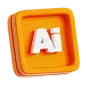 Adobe Illustrator 3D Icon-花瓣网