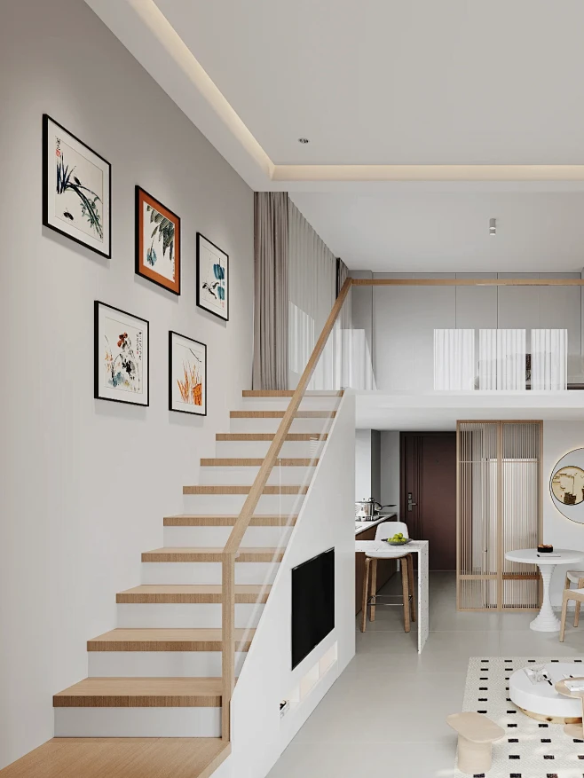 Loft公寓的天花板，这样装修真的YYDS！-花瓣网