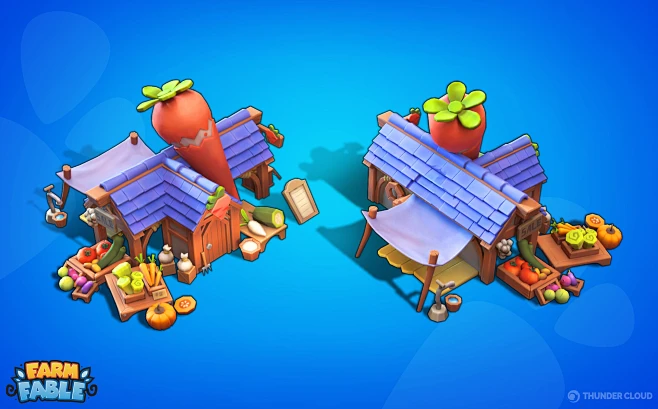 Farm Fable - Character Set 1, Thunder Cloud Studio : A set of ...