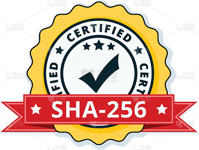SHA-256认证标签插图