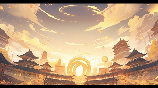 This_is_an_animated_painting_of_a_Chinese_city_in_the_style_d748c5ee ...