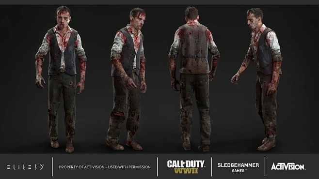 CoD WWII Zombies - Klaus-花瓣网