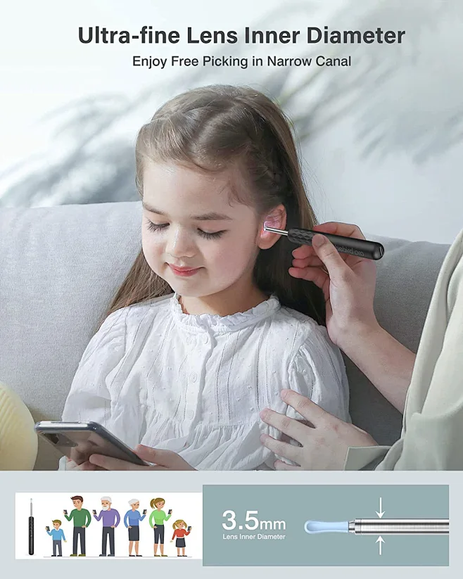 Amazon.com: Bebird Pro Ear Wax Removal Tool with 1440P HD Camera and 6 ...