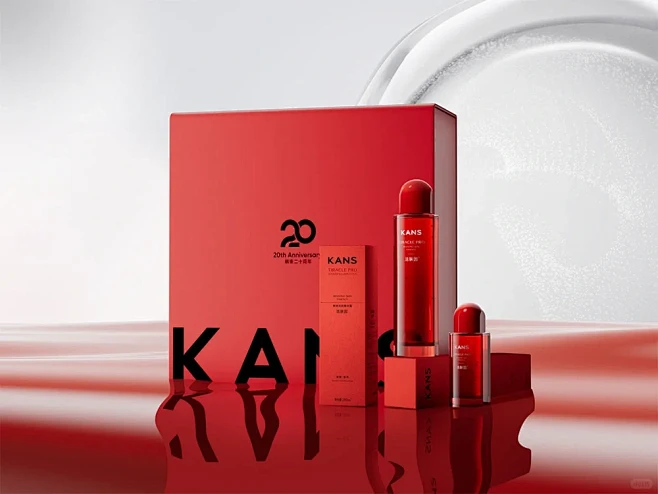韩束 KANS|活肤因系列产品 kv 渲染图 - 小红书-花瓣网