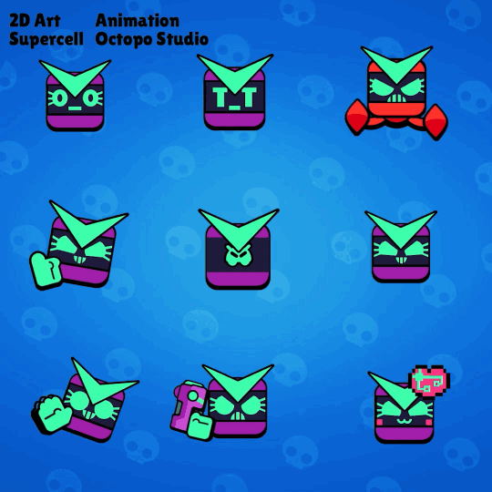 Brawl Stars 2d animation - Update 53-花瓣网