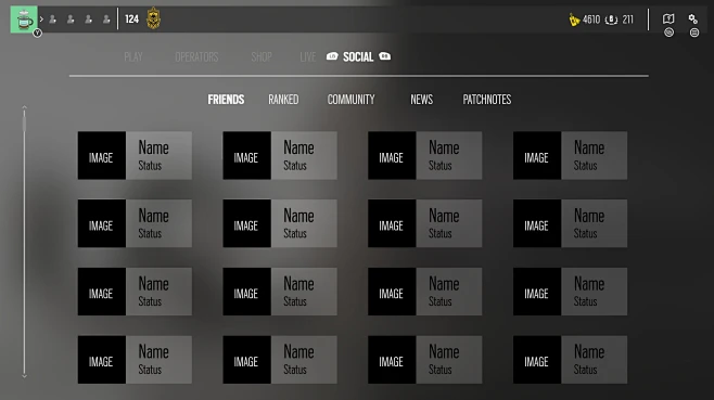 Rainbow Six Siege UI Concept, Ryan Dalton : Concept for a redesigned ...