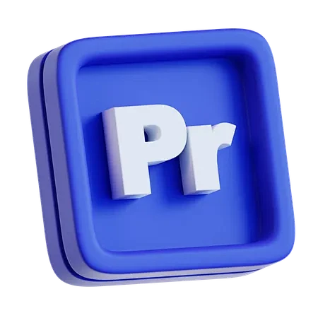 Adobe Premiere 3D Icon