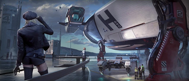 ArtStation - H.C. Fermi图片_科幻 概念设计图片素材-花瓣网